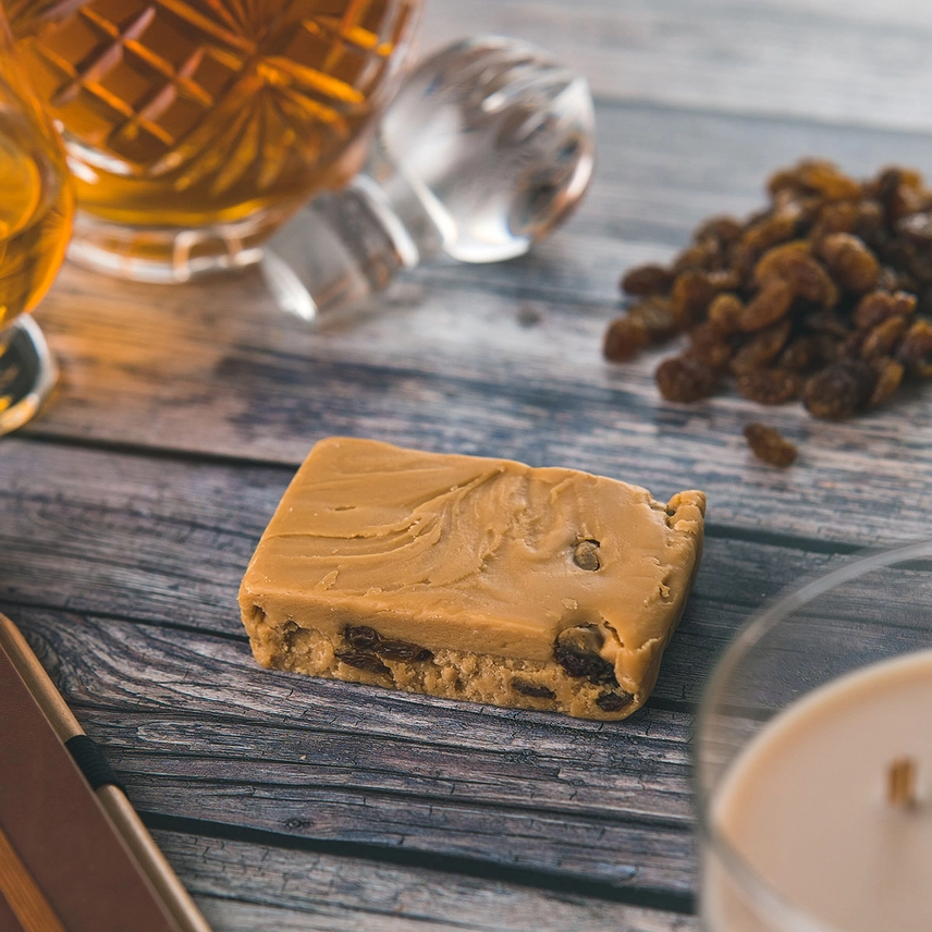 Ochil Rum ‘n’ Raisin Fudge Handmade Scottish Fudge with Rum & Raisins A Scents Of Scotland